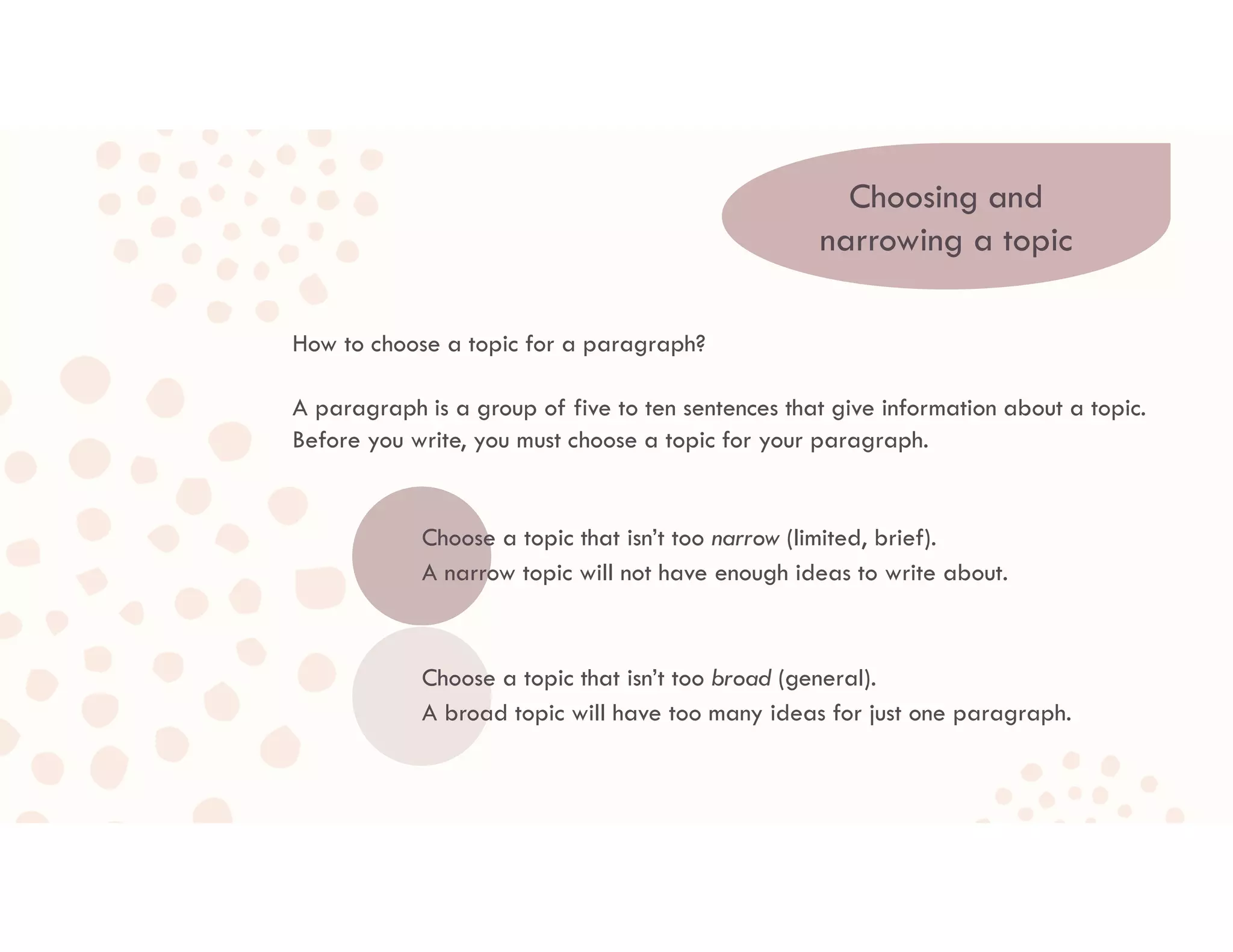 Pre-writing: Getting Ready to Write | PDF