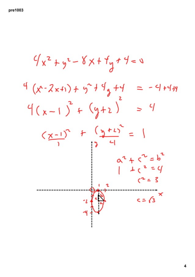 preCalculus 10-03: Ellipses! | PDF