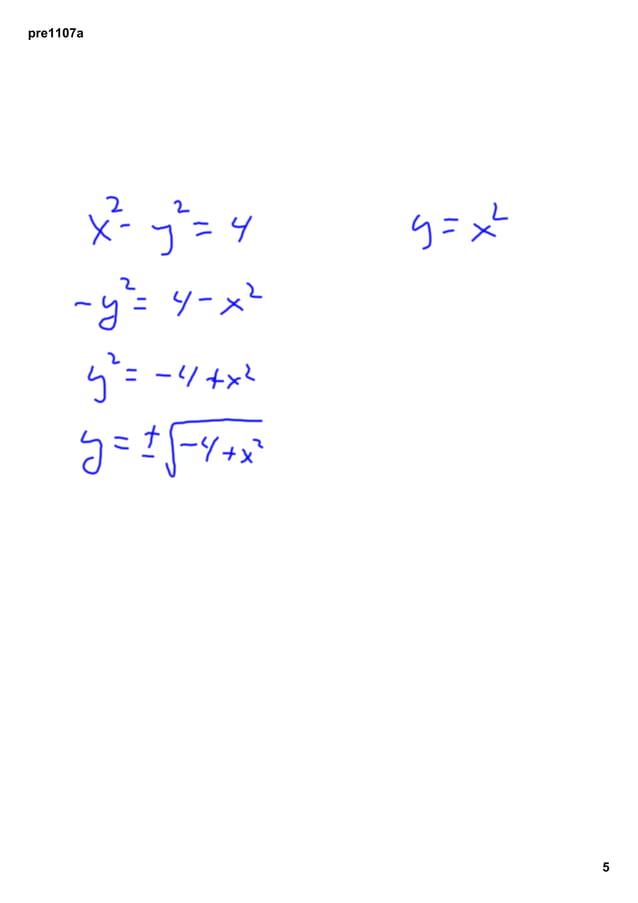 preCalculus 11-07: Non Linear Solutions! | PDF