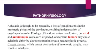 ACHALASIA FOR MEDICAL STUDENTS FULL LECTURE.pptx