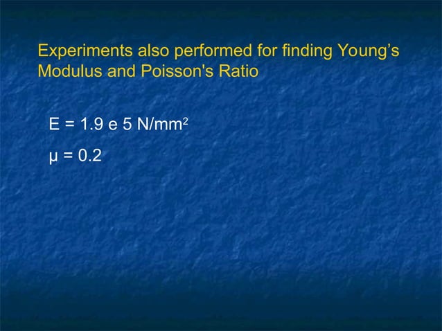 Performance Of Cylindrical Shell Under Static Loading Ppt