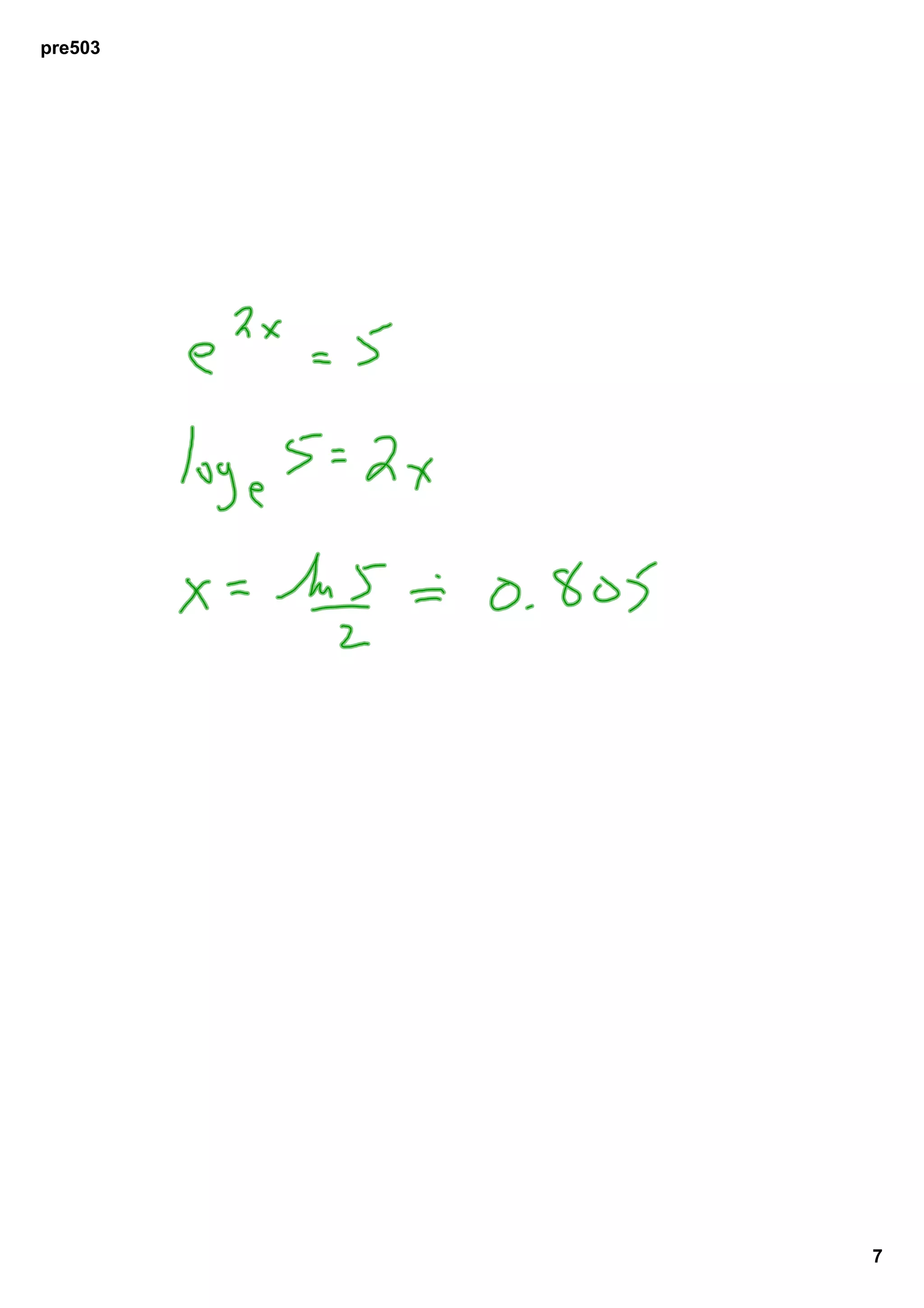 PreCalculus 503 Logarithms | PDF