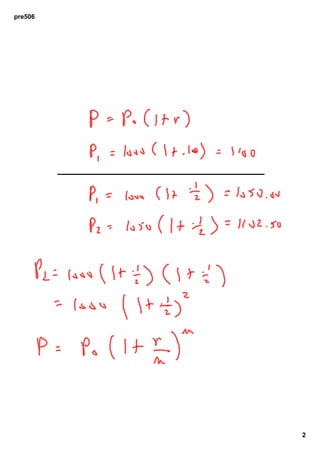 preCalculus 506 Compounded Interest | PDF