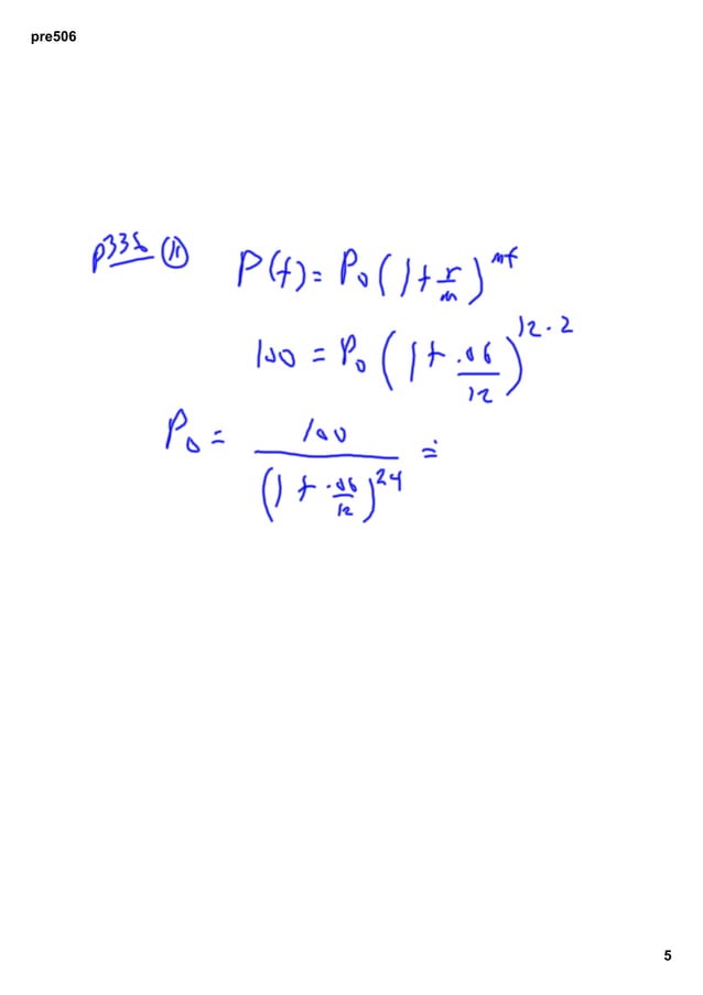 preCalculus 506 Compounded Interest | PDF