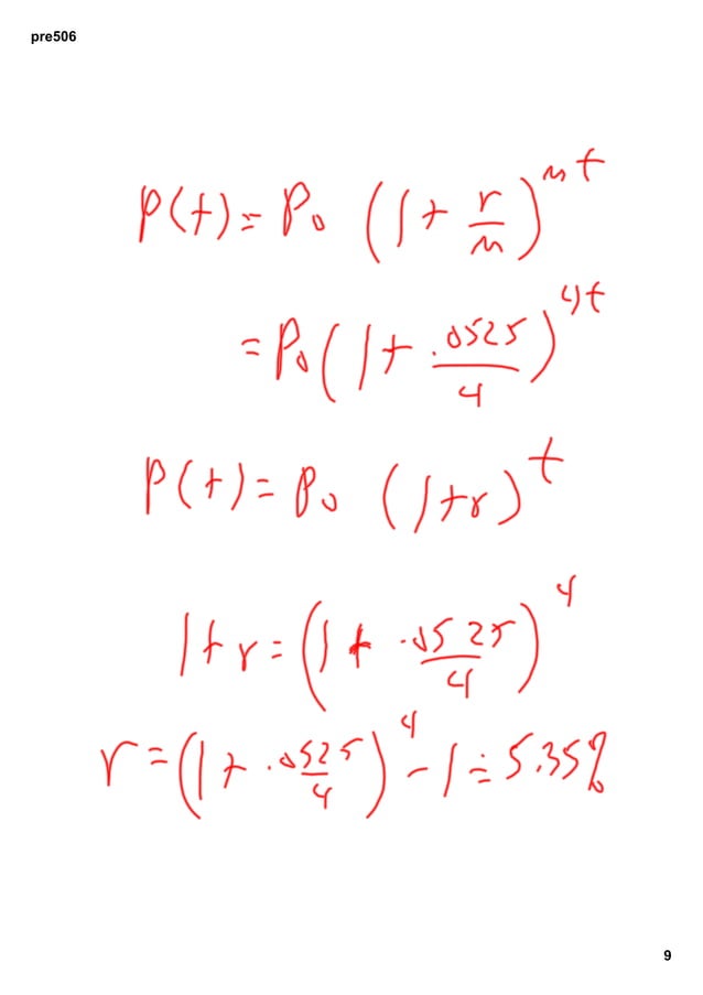 preCalculus 506 Compounded Interest | PDF