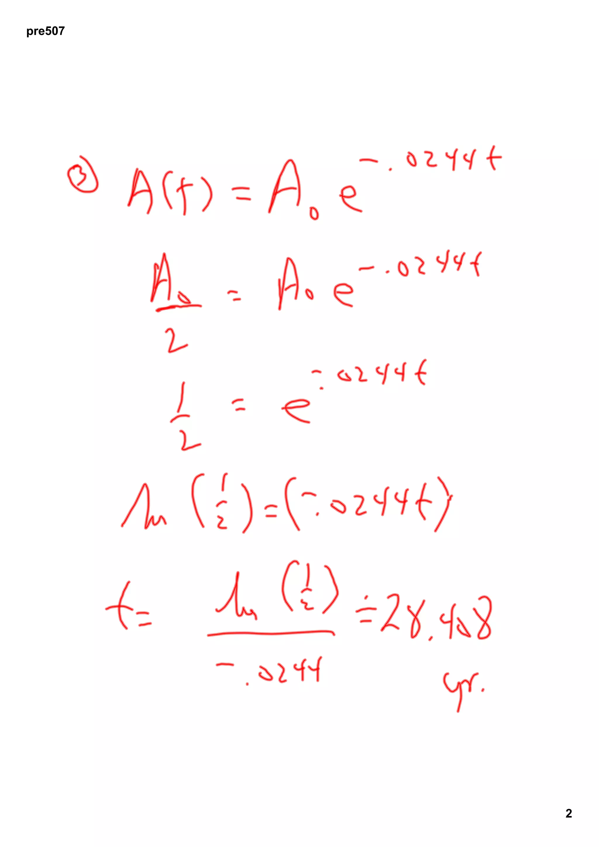 preCalculus 507 Exponential Growth and Decay | PDF