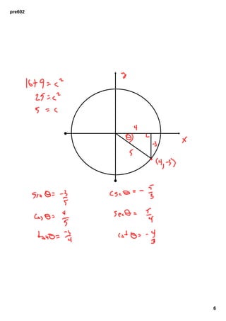 preCalculus SOHCAHTOA | PDF