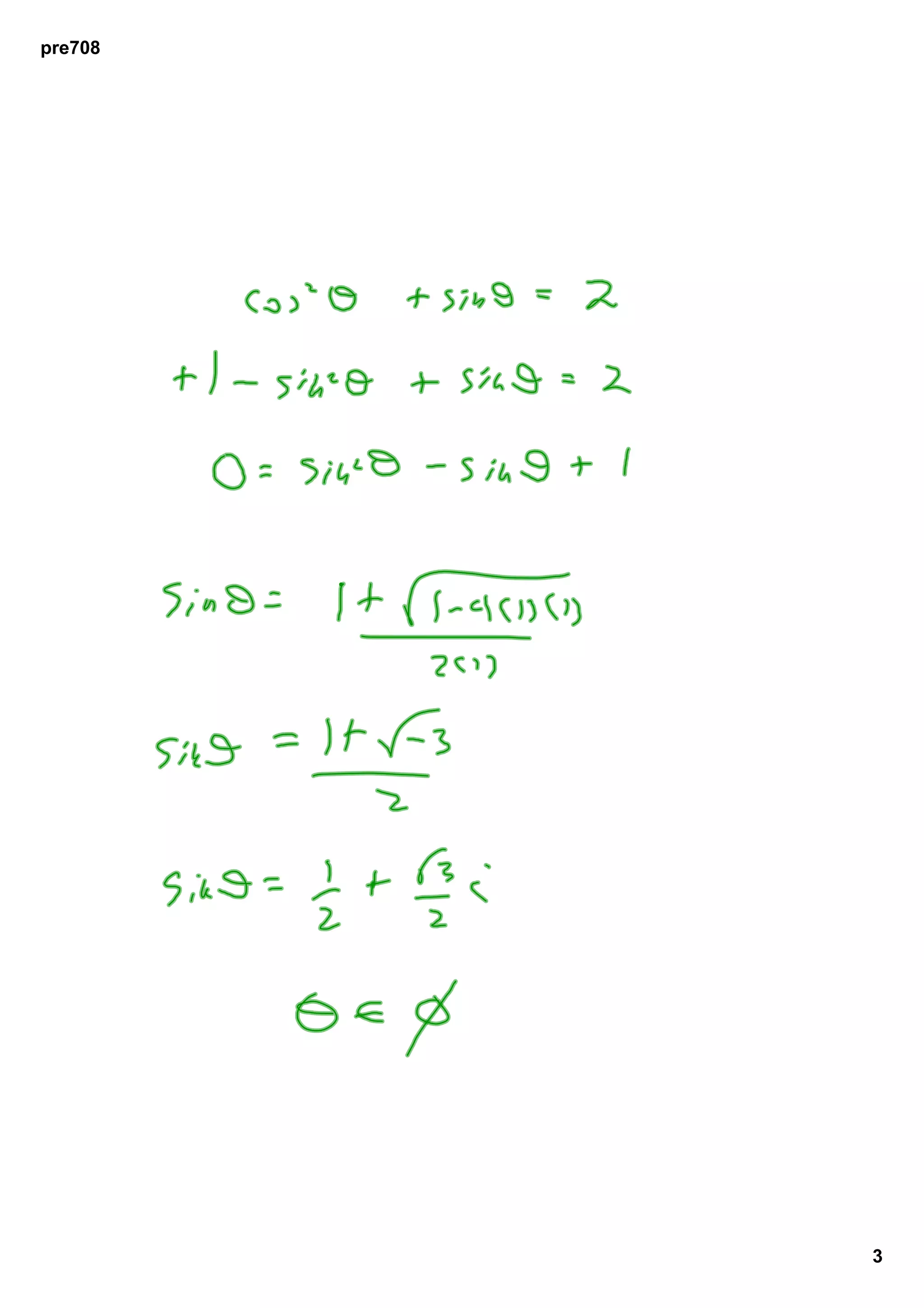 preCalculus 708 Solving Trig Equations | PDF