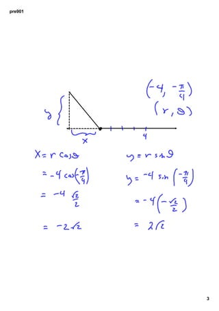 preCalculus 901 Polar Coordinates | PDF