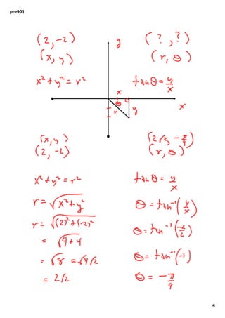 preCalculus 901 Polar Coordinates | PDF
