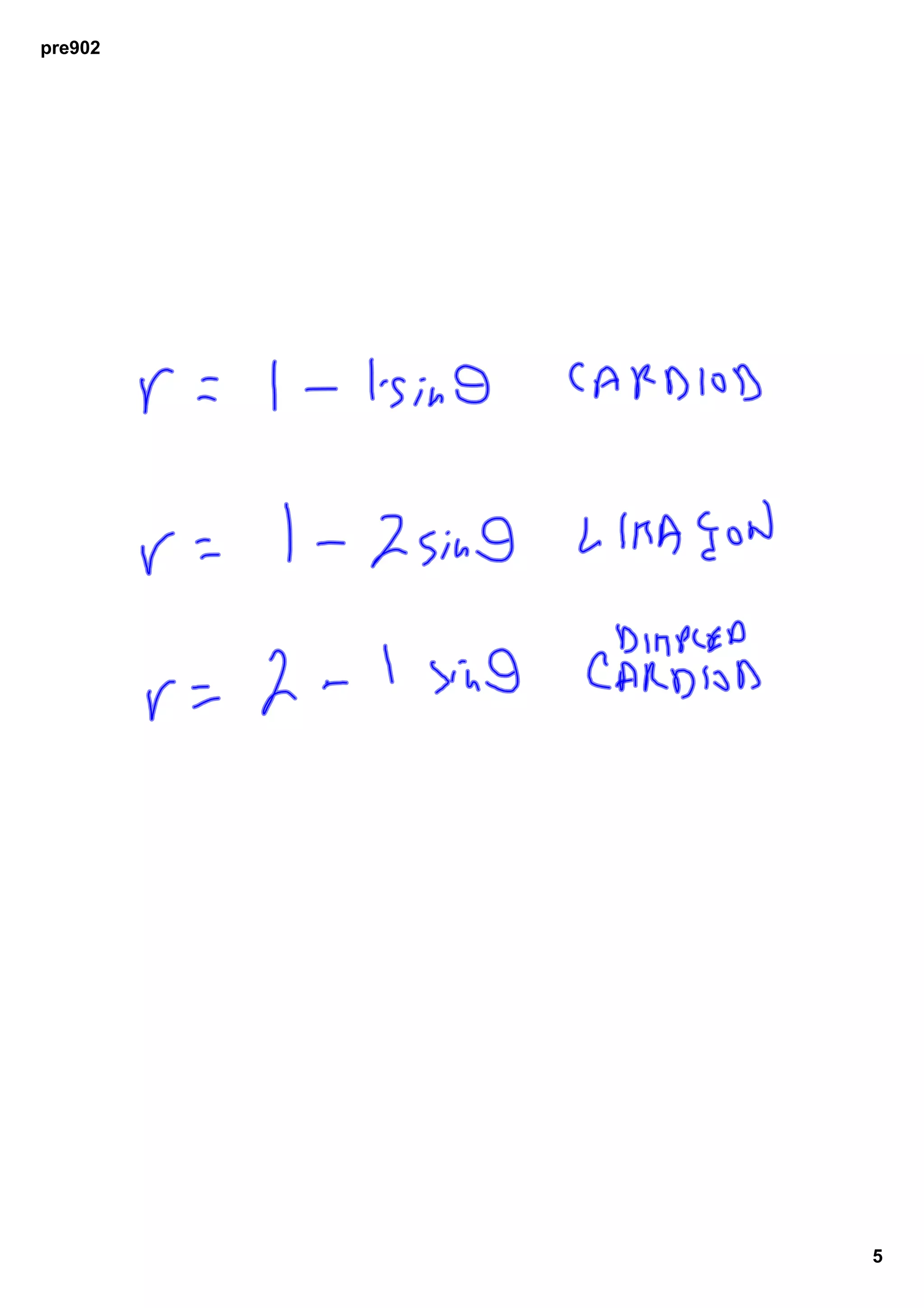 preCalculus 902 Polar Graphs | PDF