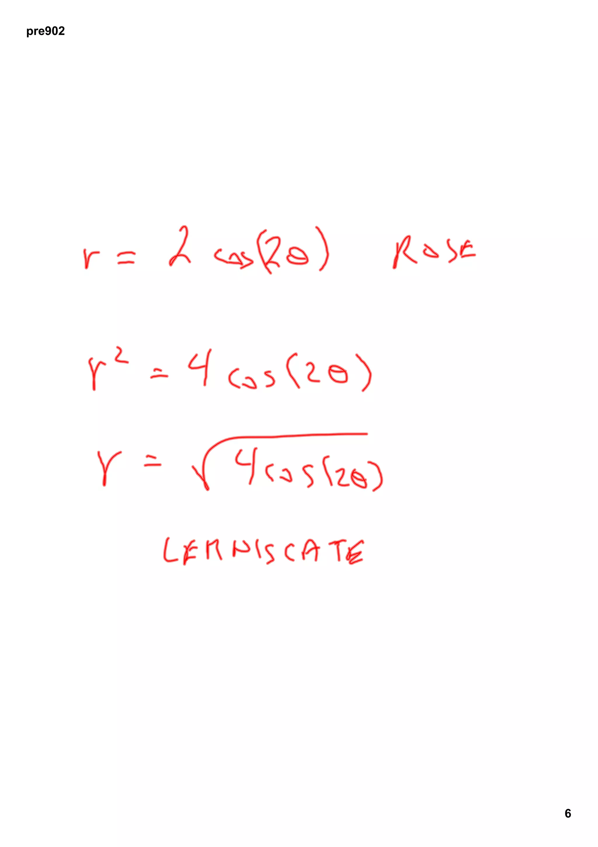 preCalculus 902 Polar Graphs | PDF