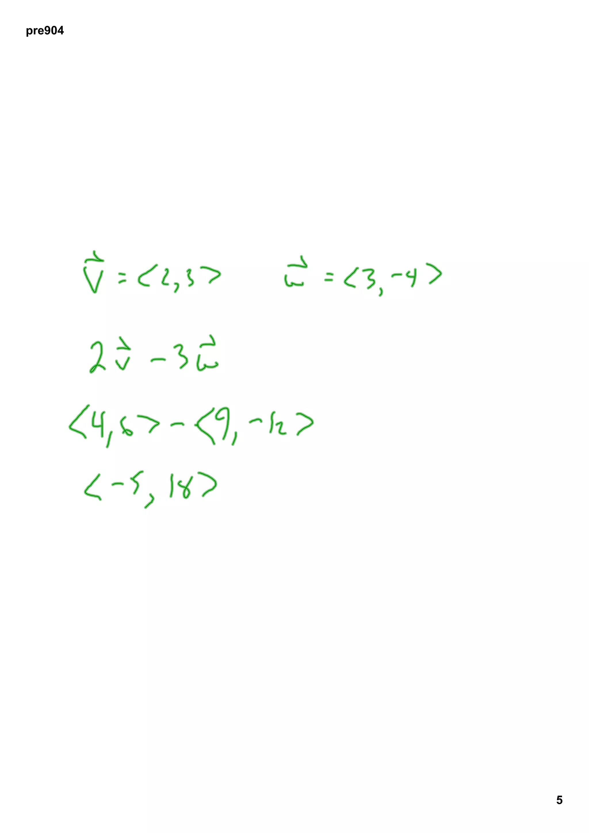 preCalculus 904 Vectors | PDF