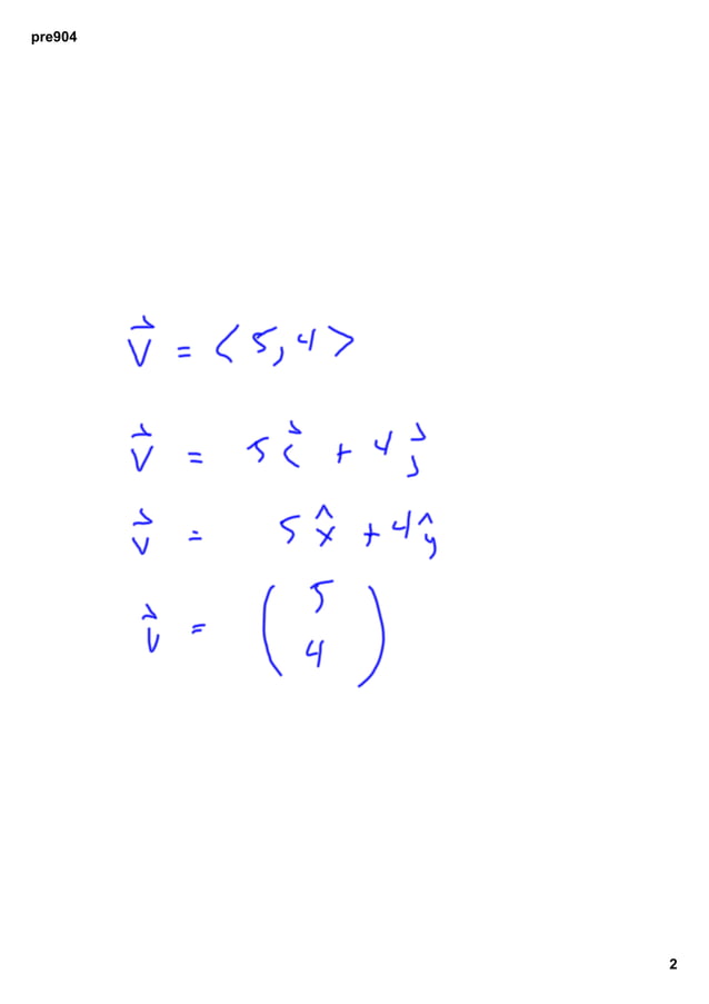 preCalculus 904 Vectors | PDF
