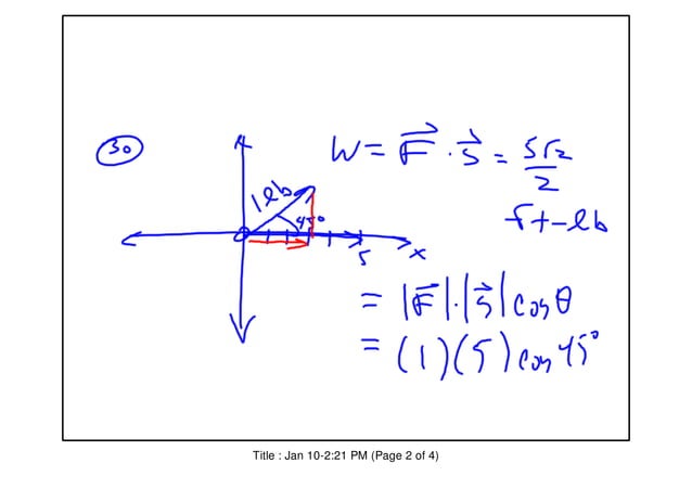 preCalculus 905 hwk dot product | PDF