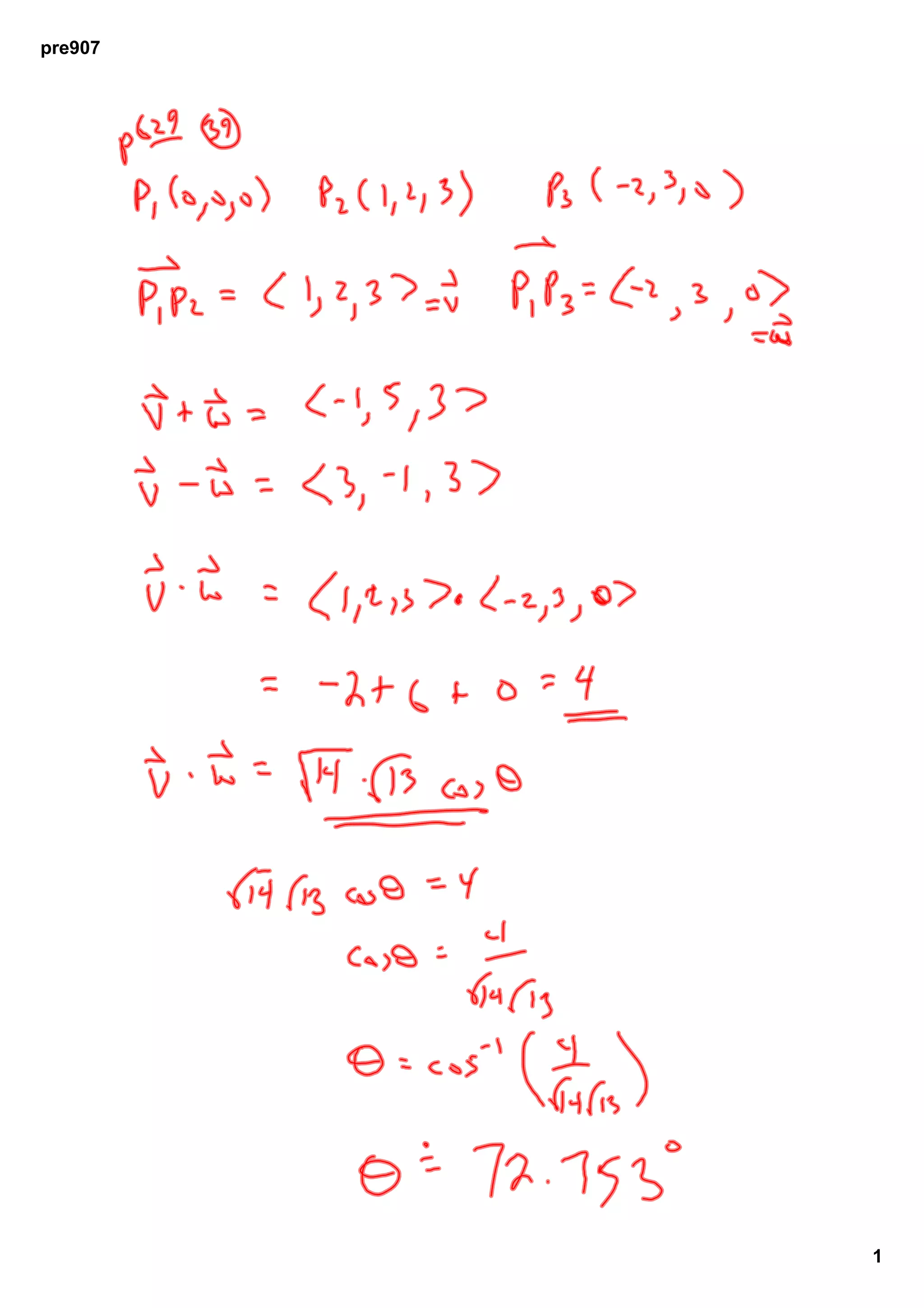 preCalculus 907 Vector Cross Product | PDF