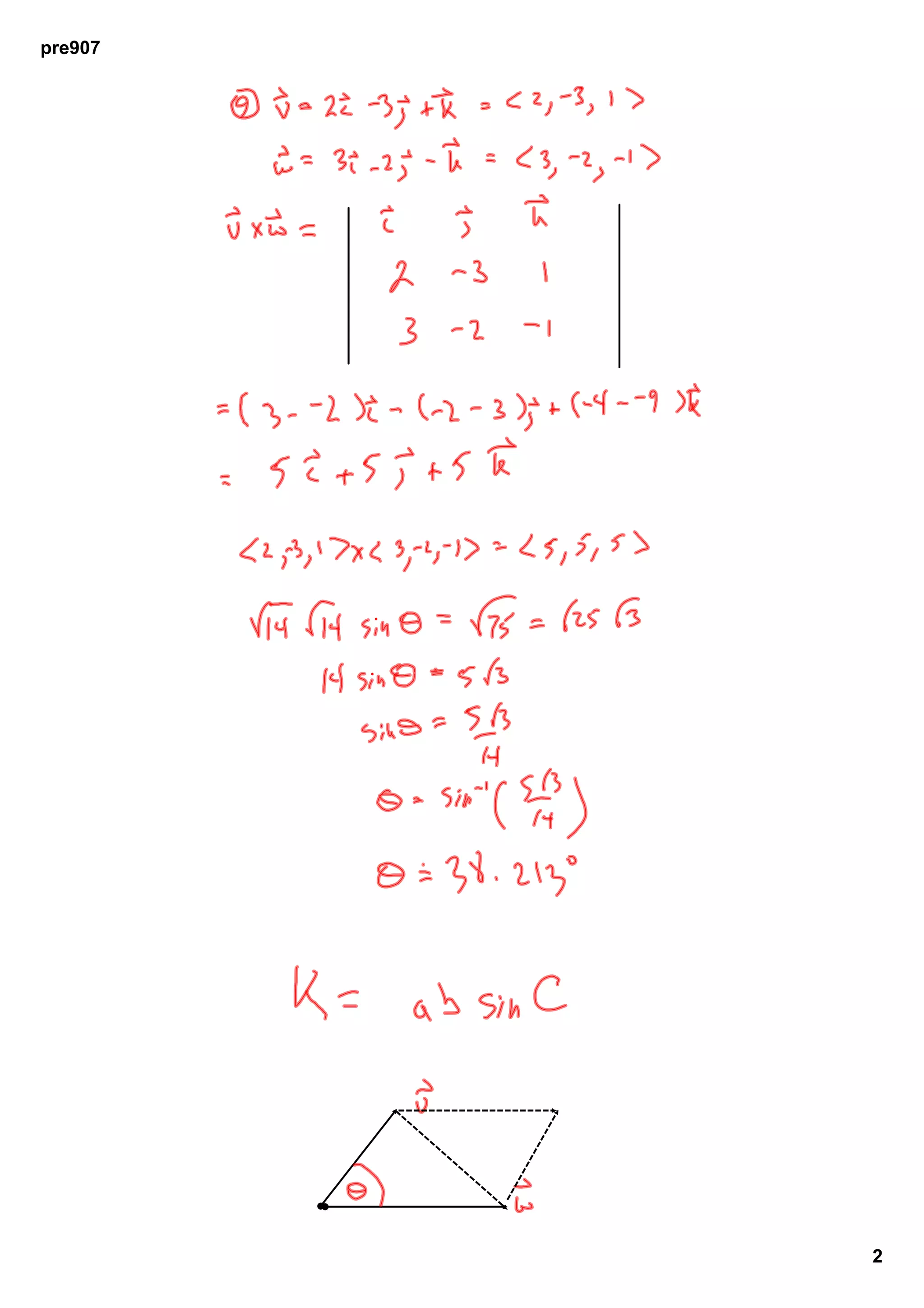 preCalculus 907 Vector Cross Product | PDF