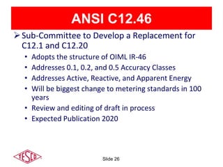 ANSI Standard and Recent Updates That Affect Metering | PPT
