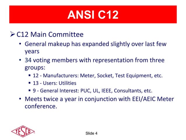 ANSI Standard and Recent Updates That Affect Metering | PPT