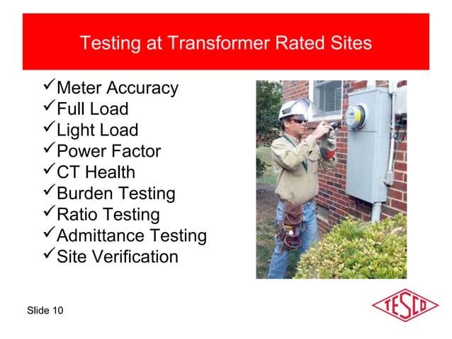 Transformer Rated Metering Site Verification | PPT | Physics | Science
