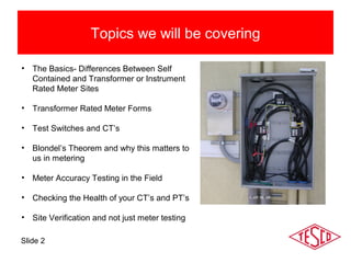 Transformer Rated Metering Site Verification | PPT