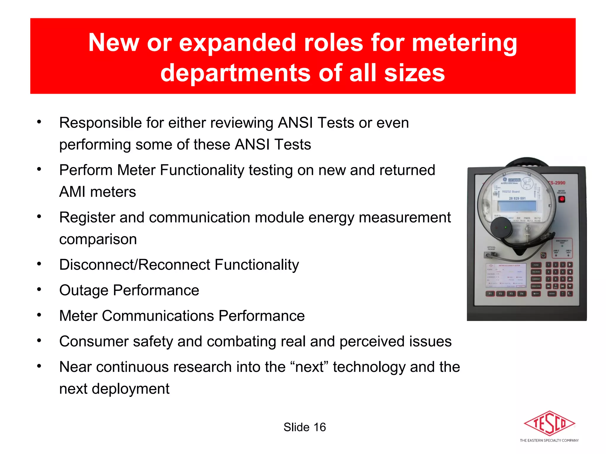 Advanced Metering Infrastructure (AMI) Overview | PPT