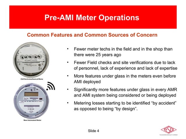Advanced Metering Infrastructure (AMI) Overview | PPT ...