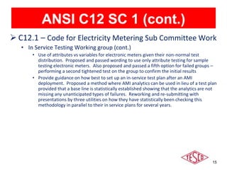 ANSI C12.1 Overview and Current Events | PPT