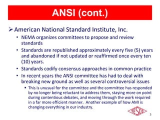 ANSI C12.1 Overview and Current Events | PPTX