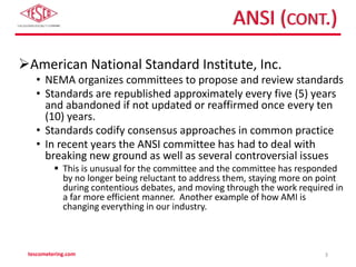 ANSI C12.1 Overview and Current Events | PPT