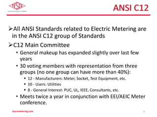 ANSI C12.1 Overview and Current Events | PPT