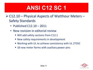 ANSI C12 Standards Update | PPTX