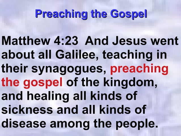 Preach the WHOLE Gospel | PPT
