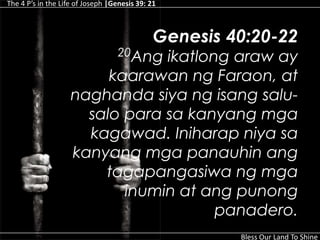 3rd P in the Life of Joseph, Prison | PPTX