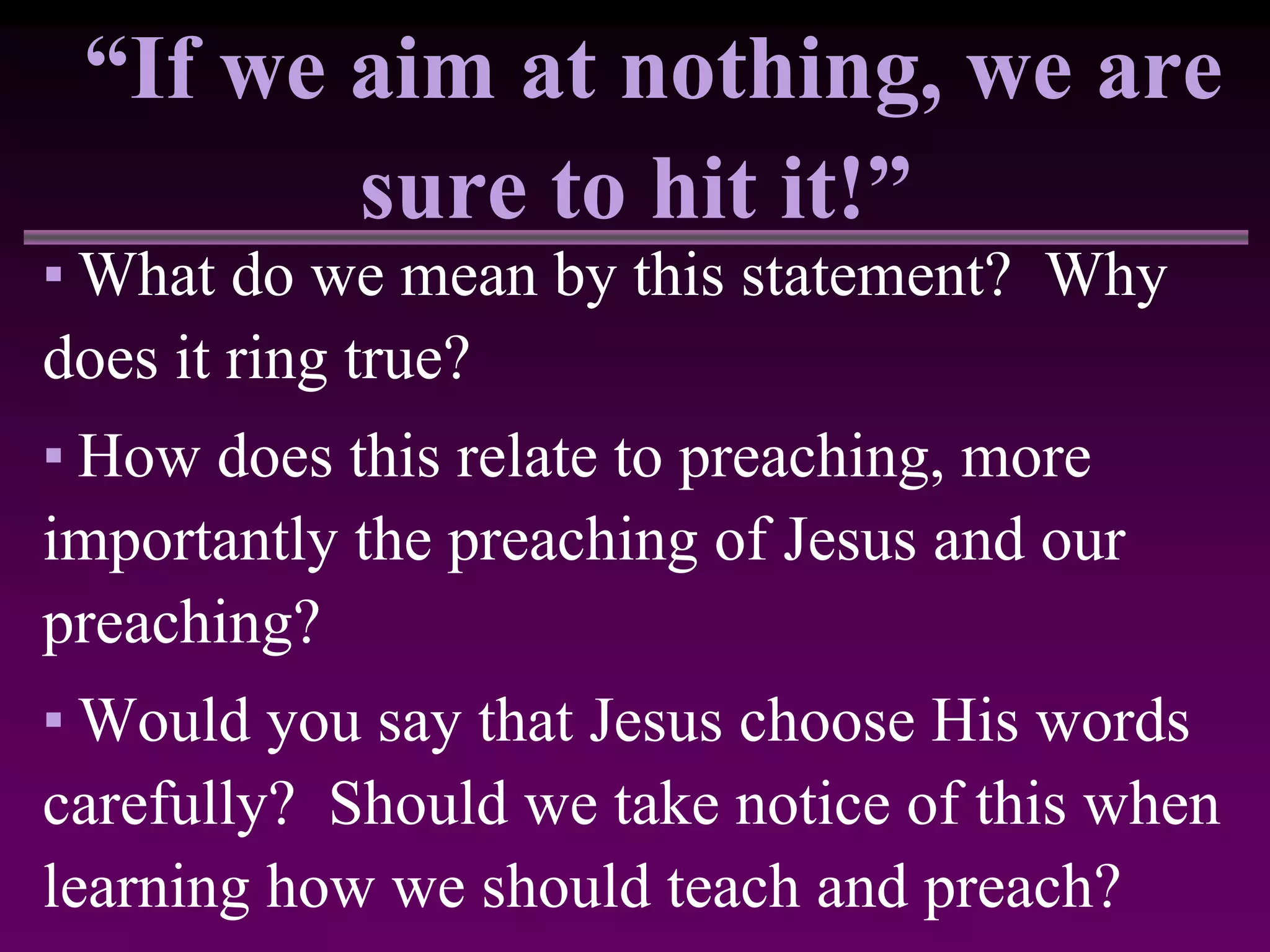 Preaching with Purpose! | PPTX