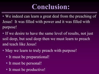 Preaching with Purpose! | PPTX