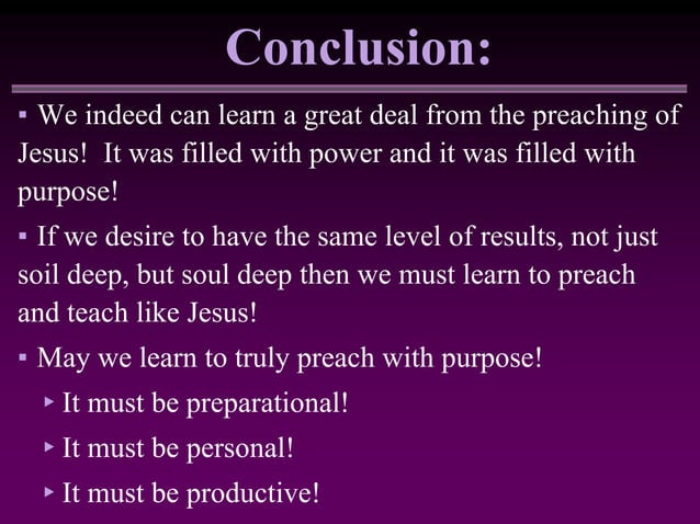 Preaching with Purpose! | PPTX