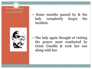 Preach What You Practice | PPTX