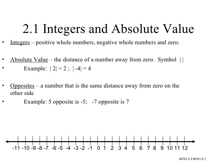 Pre algebra chapter 2 notes
