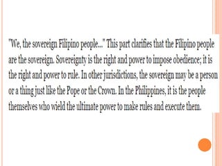 PREAMBLE IN THE PHILIPPINE CONSTITUTIONS | PPTX