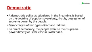 Preamble of Indian Constitution brief history .pptx