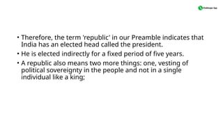 Preamble of Indian Constitution brief history .pptx