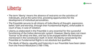Preamble of Indian Constitution brief history .pptx
