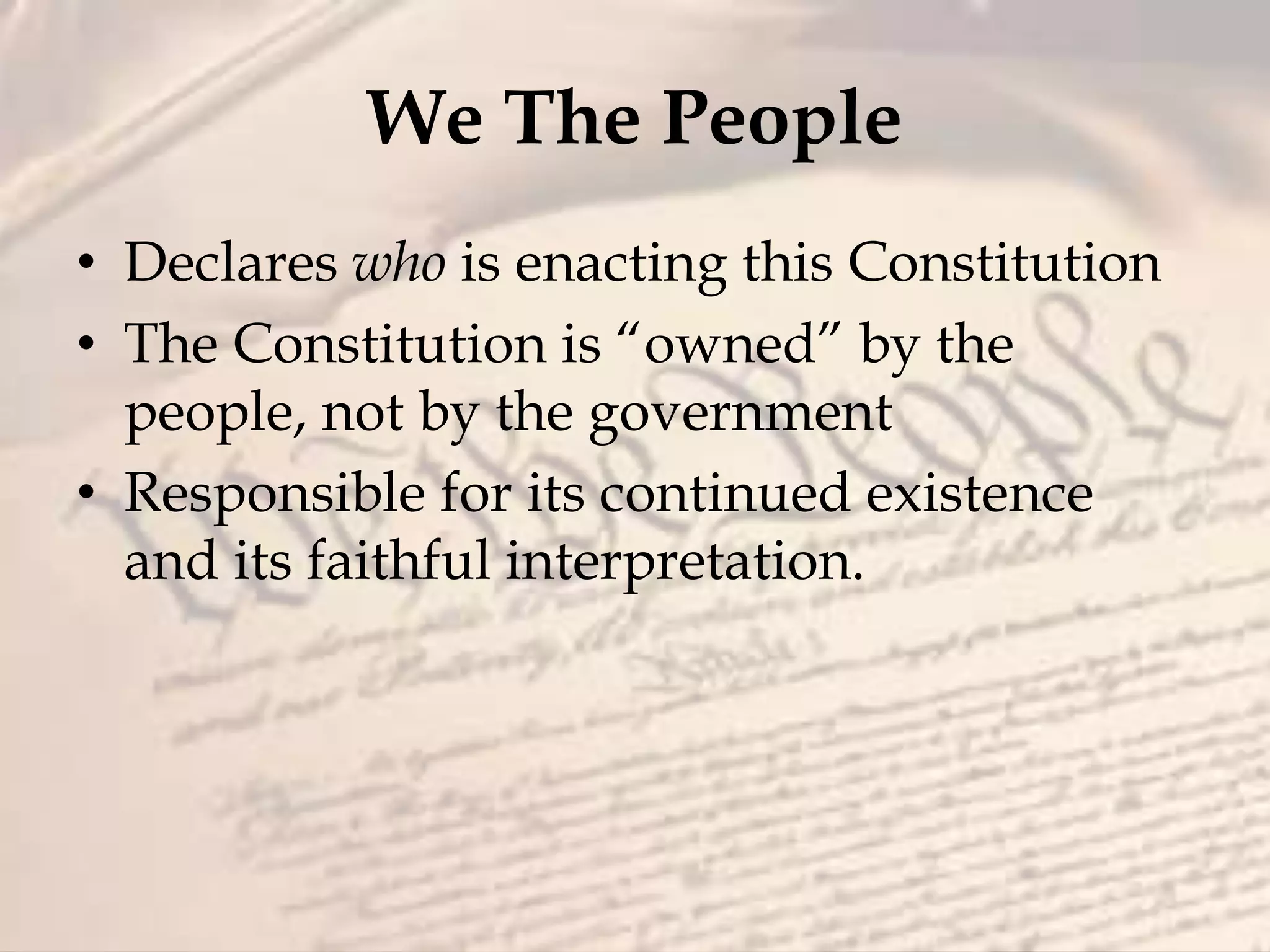 Preamble Articles of the Constitution 2019 | PPT