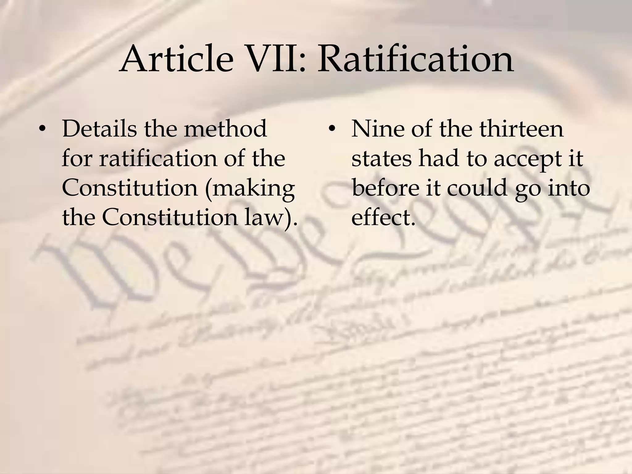 Preamble Articles of the Constitution 2019 | PPTX