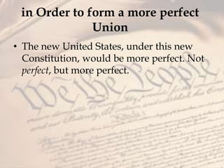 Preamble Articles of the Constitution 2019 | PPT