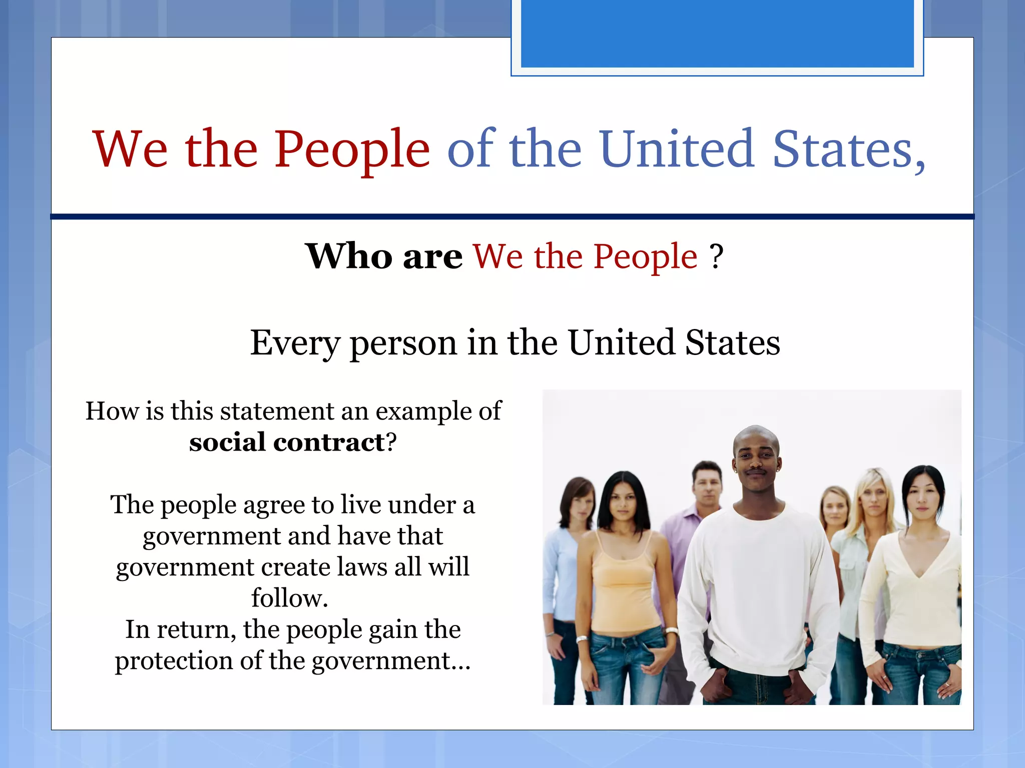 Preamble breakdown | PPT | Politics