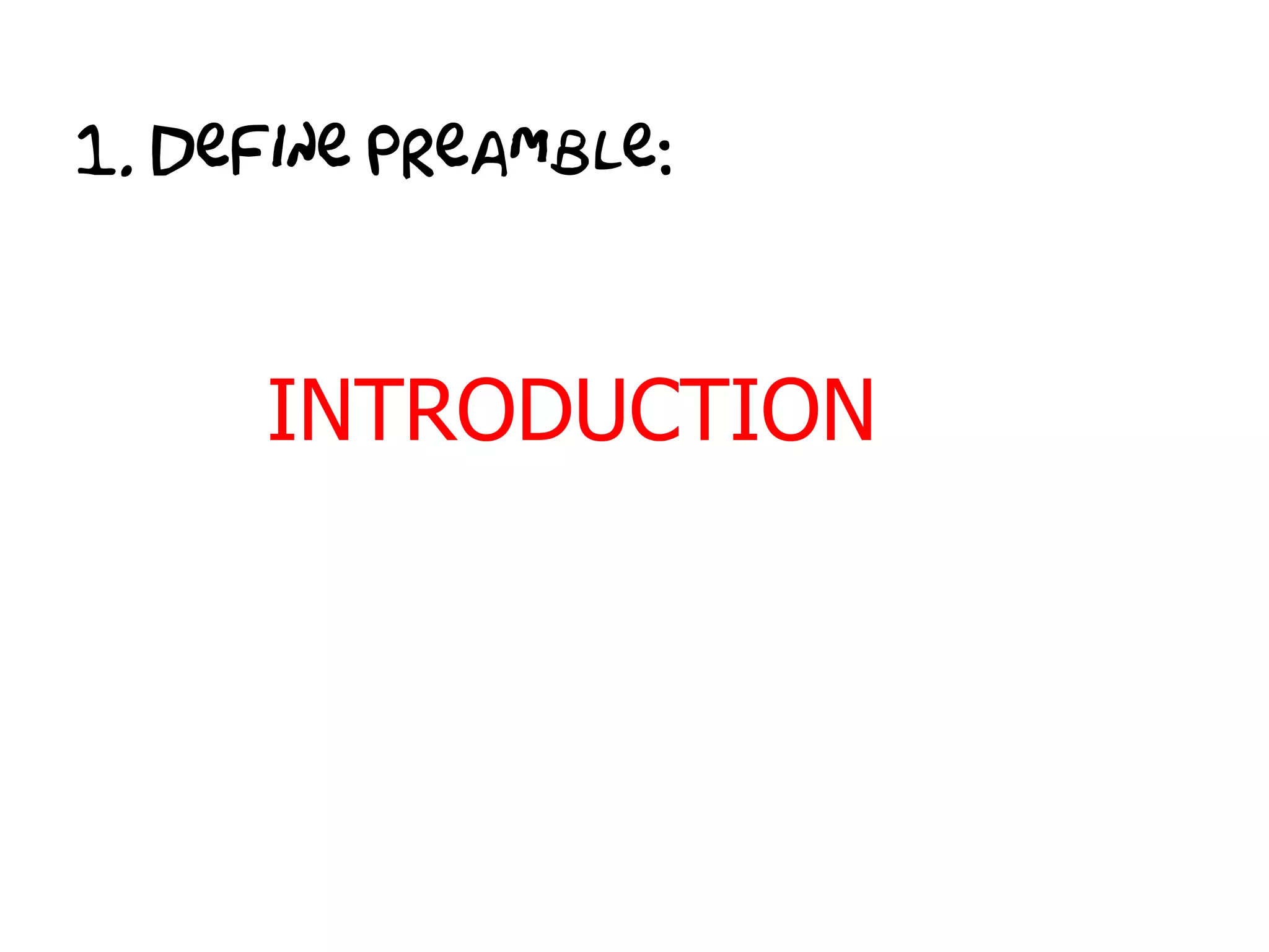 The Preamble to The US Constitution | PDF