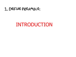 The Preamble to The US Constitution | PDF