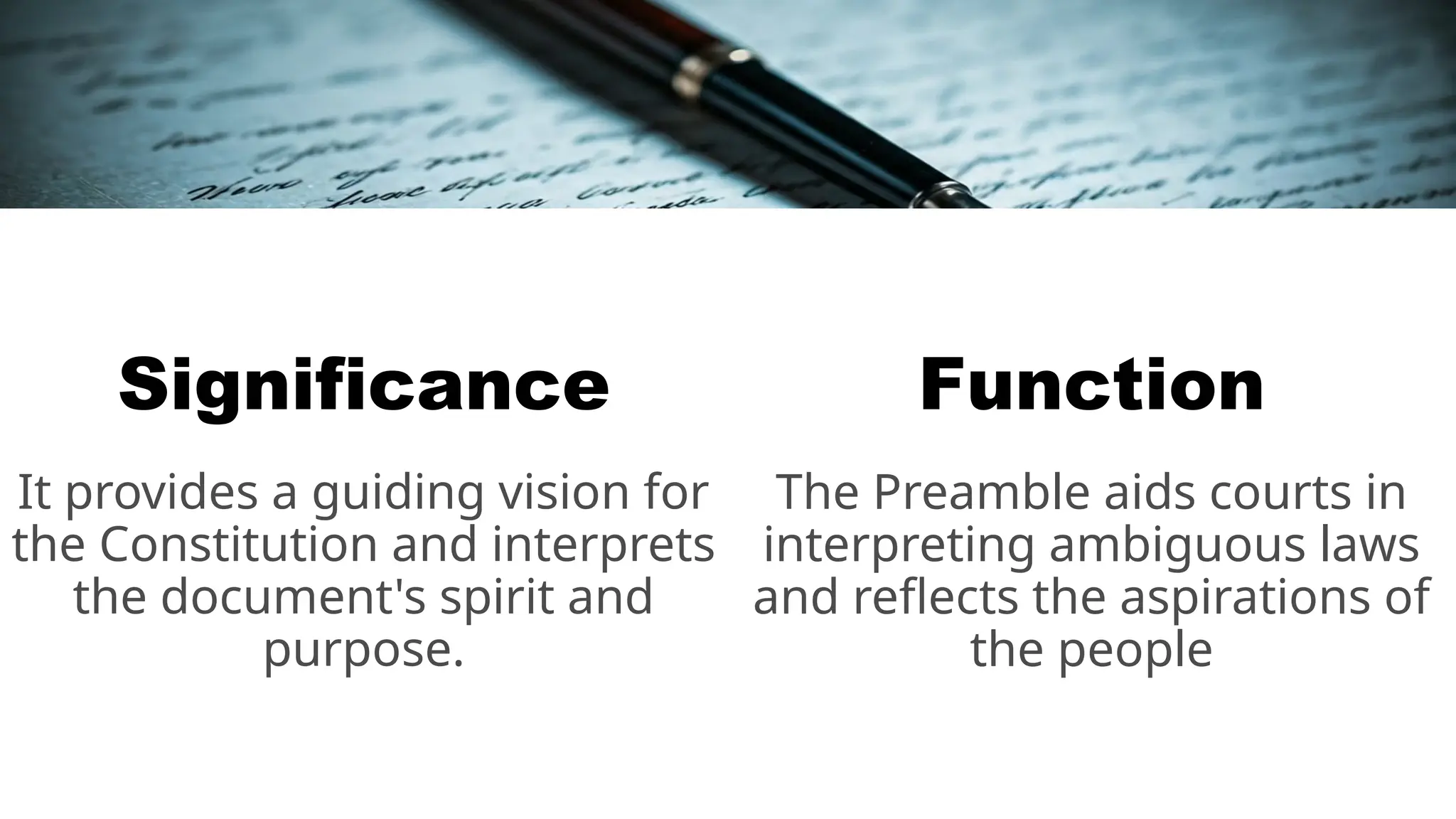 indian constitution preamble presentation | PPTX